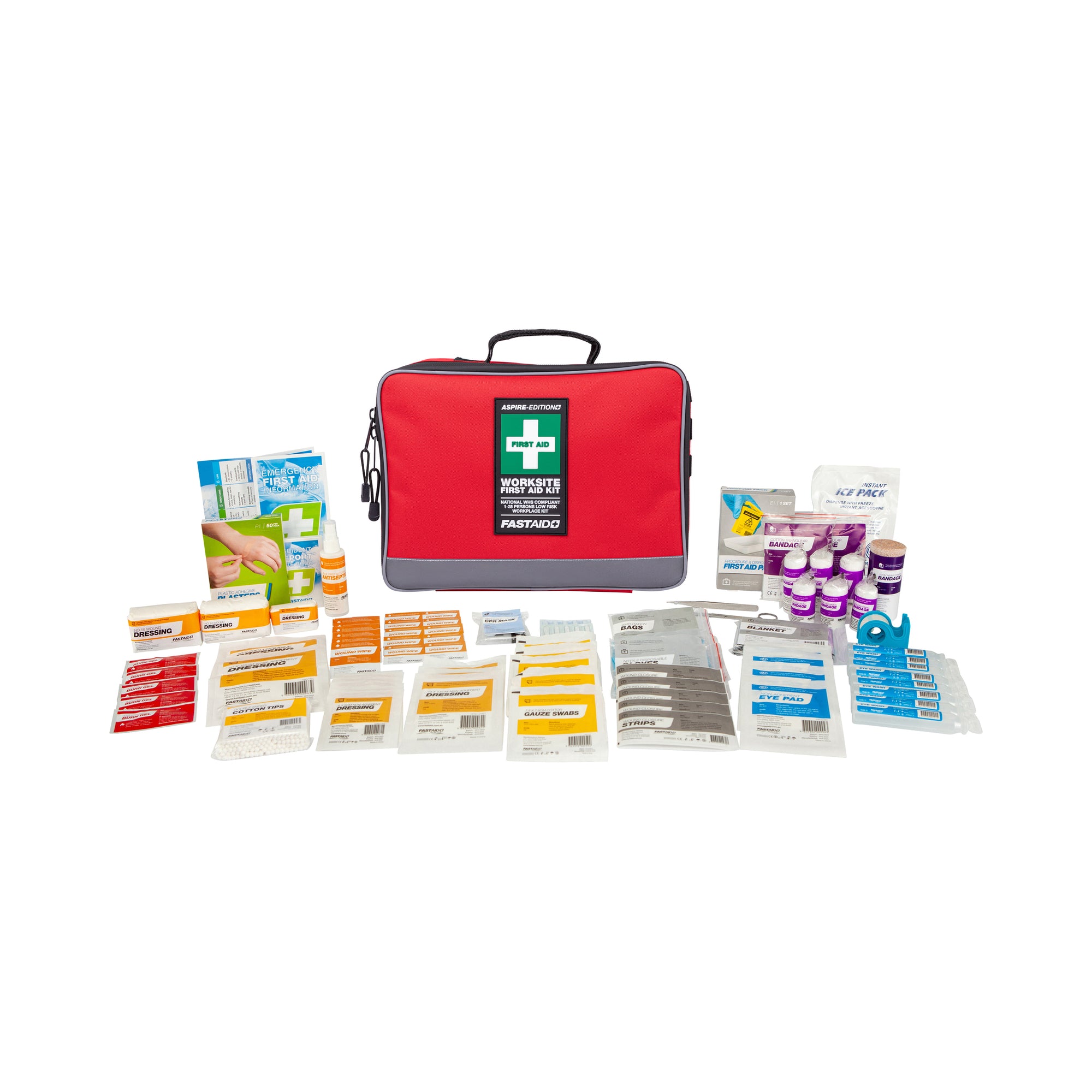 FastAid FAAW30 Aspire-Edition Worksite First Aid Kit — The Workwear Shed