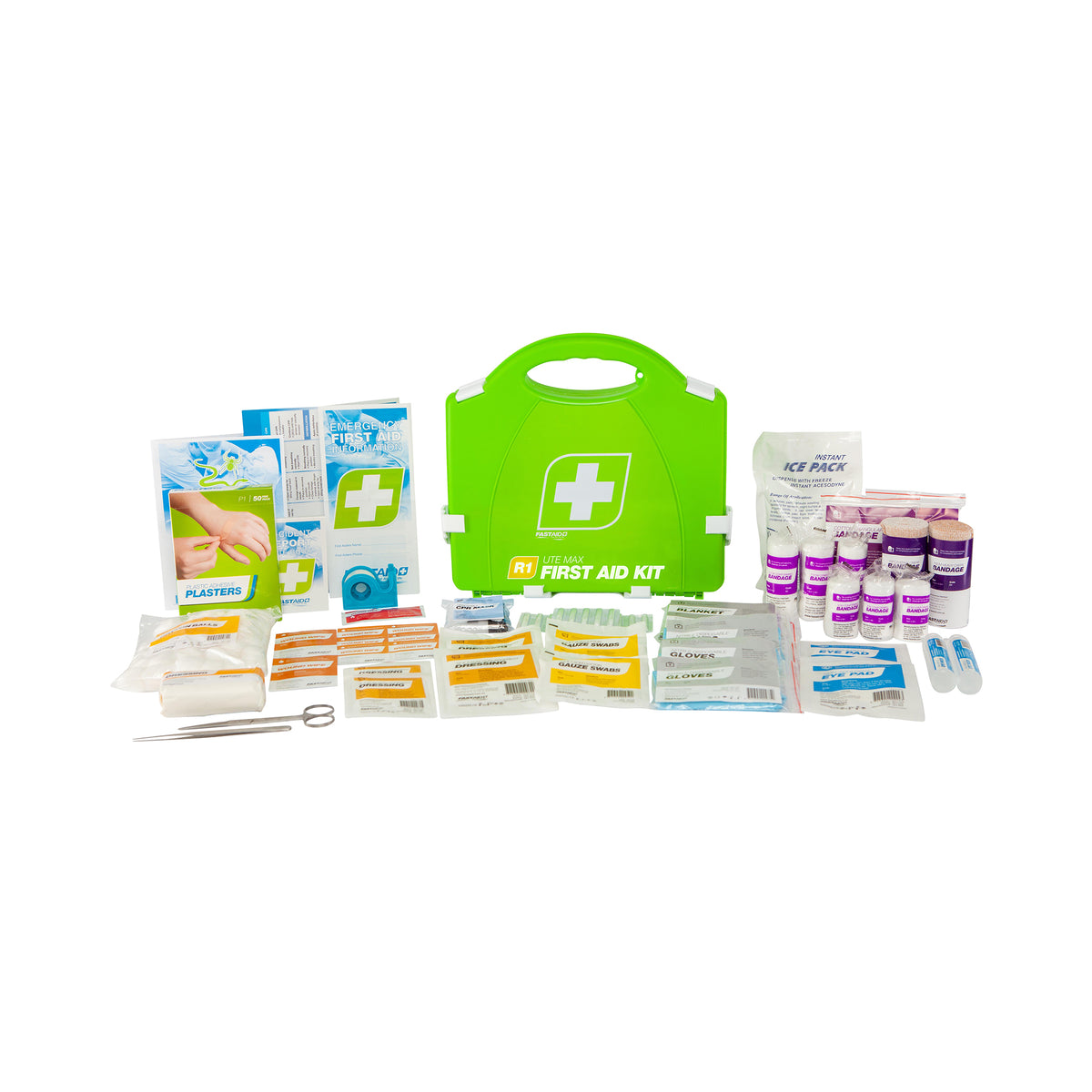 FastAid FAR1U20 R1 Ute Max Plastic Portable First Aid Kit — The ...