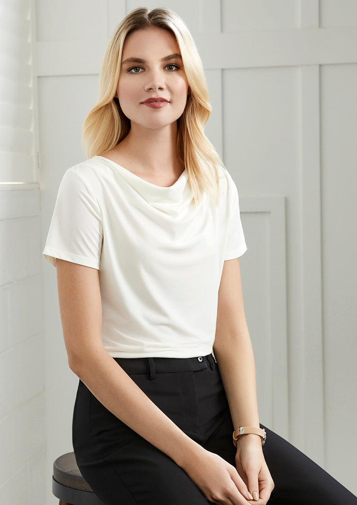 Bizcollection K625ls Ladies Ava Drape Knit Top — The Workwear Shed